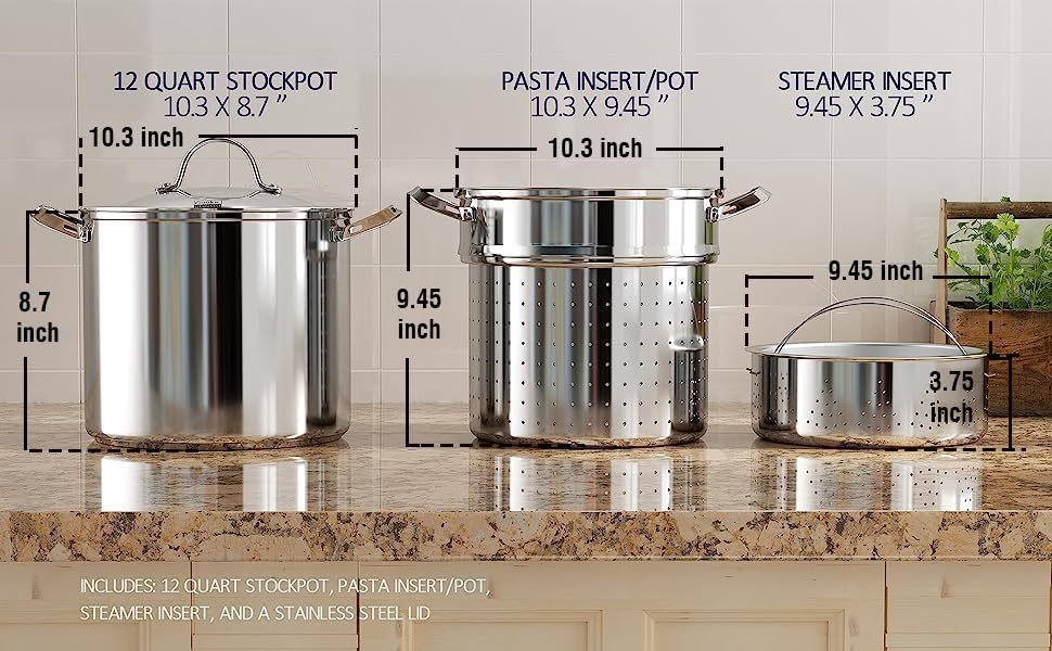 12 quart stock pot store
